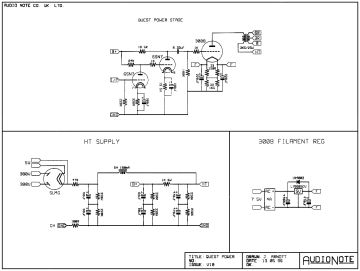 Audio Note Schematics, Service manual or circuit diagram £1.80 (~ $2.20 ...