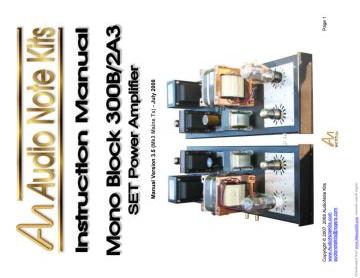 Audio Note Schematics, Service manual or circuit diagram £1.80 (~ $2.20 ...