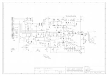 Behringer Schematics, Service manual or circuit diagram £1.80 (~ $2.20 ...