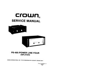 Crown Schematics, Service manual or circuit diagram £1.80 (~ $2.20 or € ...