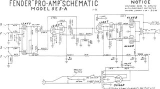 Schematics, Service manual, or circuit diagram for Fender Schematic £1. ...
