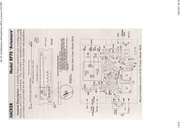 Schematics, Service manual, or circuit diagram for Hacker Schematic £1. ...
