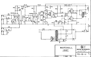 Schematics, Service manual, or circuit diagram for "marshall" Schematic ...