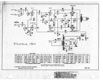 Schematics, Service manual, or circuit diagram for Silvertone Schematic ...
