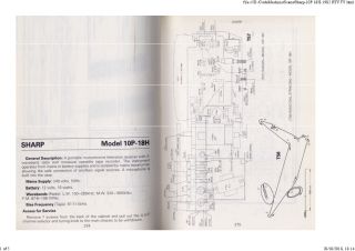 Sharp Schematics, Service manual or circuit diagram £1.80 (~ $2.20 or € ...