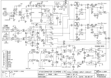 Studiomaster Schematics, Service manual or circuit diagram £1.80 (~ $2. ...
