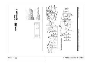 Sunn Schematics, Service manual or circuit diagram £1.80 (~ $2.20 or €2.10)