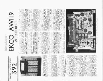Schematics, Service manual, or circuit diagram for Ekco Schematic £1.80 ...