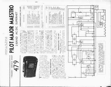 Schematics, Service manual, or circuit diagram for Pilot Schematic £1.80 (~ $2.20 or €2.10)