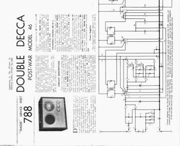 Decca Schematics, Service manual or circuit diagram £1.80 (~ $2.20 or € ...