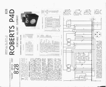 Schematics, Service manual, or circuit diagram for Roberts Radio ...